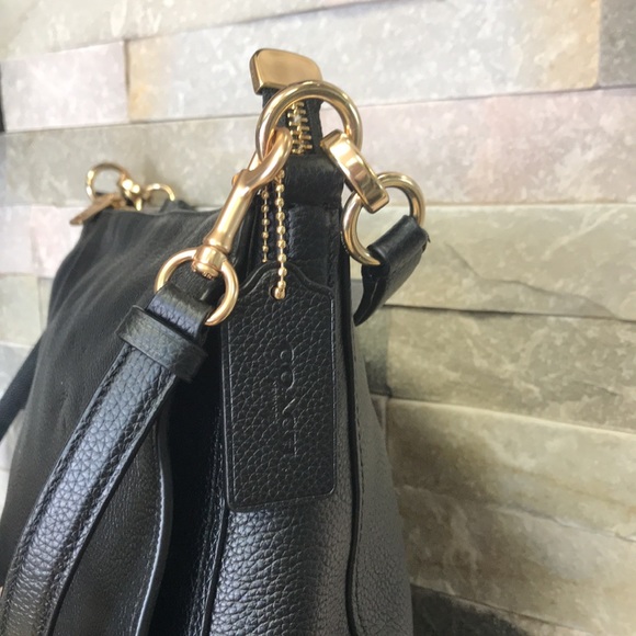 Coach | Bags | Coach Pebbled Leather Turnlock Hobo Crossbody | Poshmark